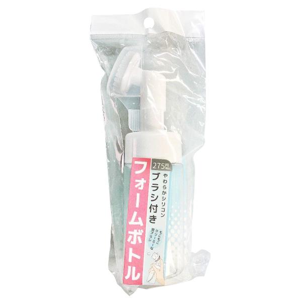 【アイテム説明】ボトルにやわらシリコンブラシが付いて、クリーミーな泡がでるフォームの詰め替えボトルです。【容量】約100ml【サイズ】約175mm×直径48mm【材質】PP.PET.シリコン【JAN】4560369416912【パッケージサ...