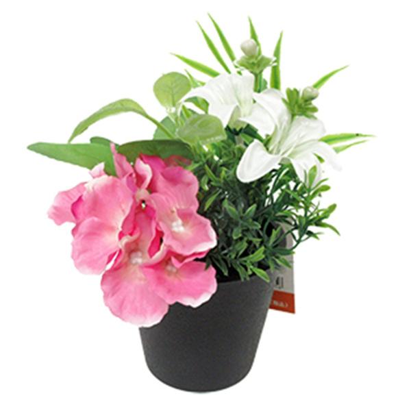 【アイテム説明】初夏を象徴する涼しげな紫陽花のフェイクフラワーポットです。色合いのあじさいはディスプレイや装飾に最適です。【サイズ】全長約17cm【材質】ポリスチレン・ポリプロピレン・ポリエステル・ポリエチレン・石【JAN】49443714...