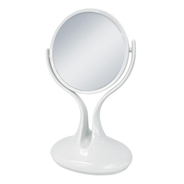 角度調整可能 表裏:通常鏡と拡大鏡の2Way仕様【サイズ】約(本体)H200xW115xD85mm(ミラー)φ100mm【材質】ABS樹脂/ガラス/EVA樹脂【JAN】4978929355838【パッケージサイズ】210×120×90mm【...