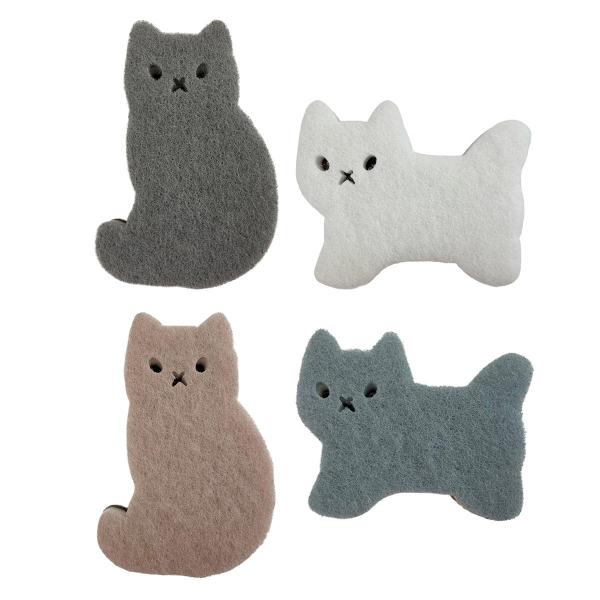 泡立ちやすい3層構造でこびり付いた汚れに洗剤をしっかりキープして泡立ちバツグン！【サイズ】A　W92×H138×D35mm　B W140×H70×D35mm【材質】ポリエステル不織布、ポリウレタン【JAN】4573218641816【パッケ...