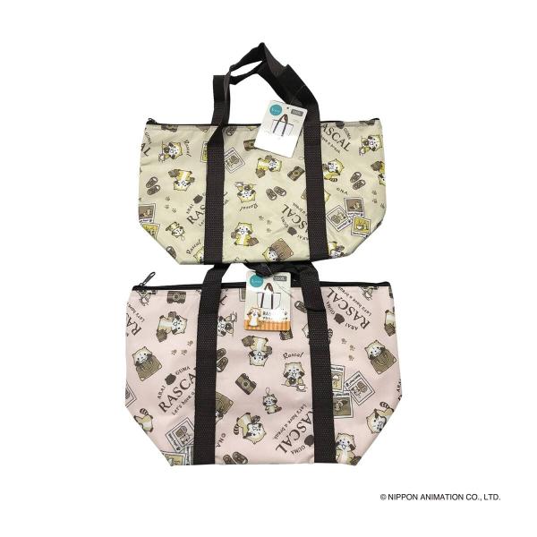 かわいいラスカルのアルミランチバッグが登場！持ち運びに便利なLサイズのアルミランチバッグです。サイズ：(約)36×22×14cm【材質】発泡ポリエチレン、ポリエステル、塩化ビニル樹脂、アルミ蒸着フィルム【JAN】4573553200570【...