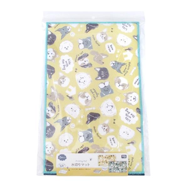 ちょっとした洗いの水切りに。【サイズ】約縦25×横40cm【材質】ポリエステル、ポリウレタン【JAN】4535792434499【パッケージサイズ】450×285×10mm【関連キーワード】