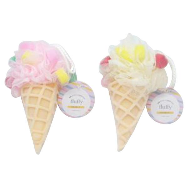 アイスの形をしたバススポンジです。【材質】ポリエチレン ポリウレタン【JAN】4570190784579【パッケージサイズ】約280×130×130mm【関連キーワード】