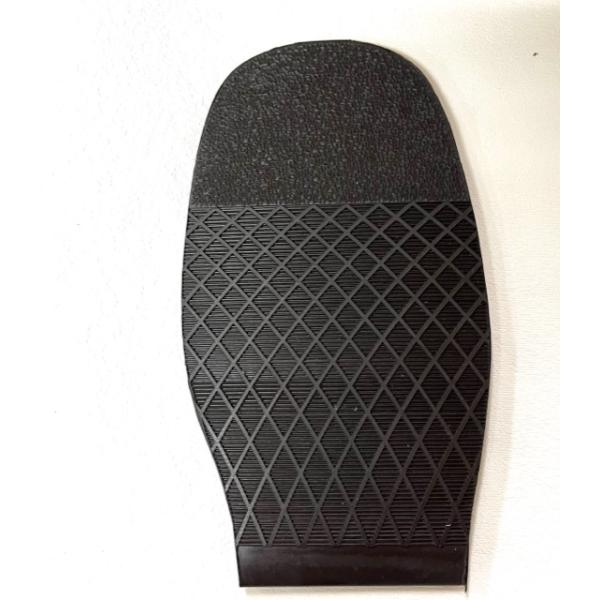 製靴材料　ゴム半貼り（M58）茶色　厚さ2ｍｍサイズ巾11.5長さ17cm1足セットになります。　　パンプス・ビジネスシューズ・ドレスシューズの修理・製作におすすめです。