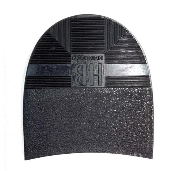 製靴材料　ゴム化粧（ハイボロン）茶色　厚さ7ｍｍ　サイズ巾7.5長さ8cm　1足セットになります。在庫限りにつき、アウトレット価格にて販売します。ビジネスシューズ・ドレスシューズの修理・製作におすすめです。