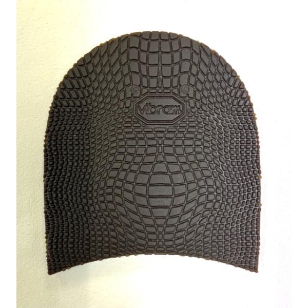 製靴材料　ゴムヒール（ビブラム5340）黒・茶　厚さ7ｍｍ　No20サイズ巾8.3長さ8.7cm1足セットになります。　修理・製作におすすめです。