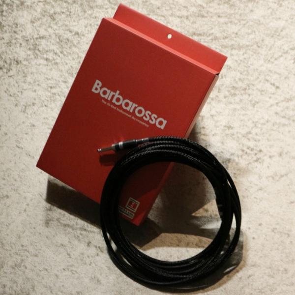 バルバロッサ始めました。音が明瞭！！不快に感じる耳障りなハイをバランスよく抑えてくれるシールドが登場！名前のとおり僧侶のサウンドです！