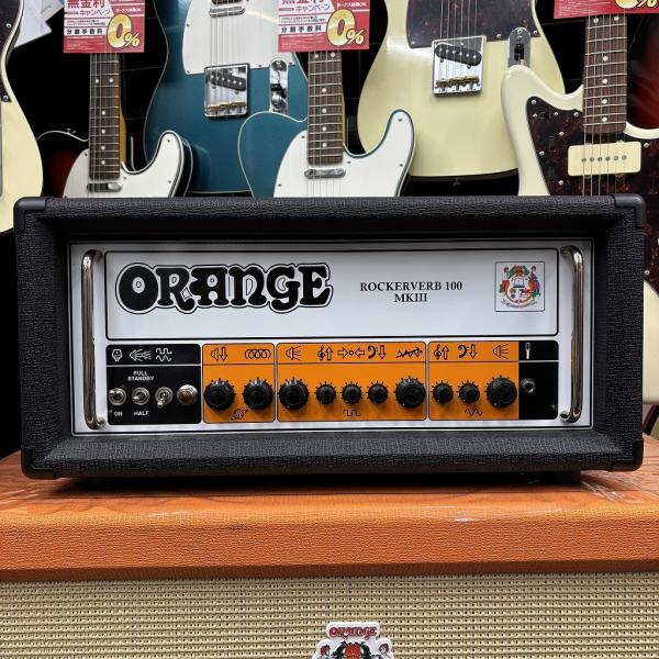 ★【数量限定】AD200 &amp; ROCKERVERB ヘッド用ケースプレゼント★　ORANGEアンプ永遠の定番モデル！　アッテネーター搭載で使い勝手抜群なMkIII、Blackトーレックスです！