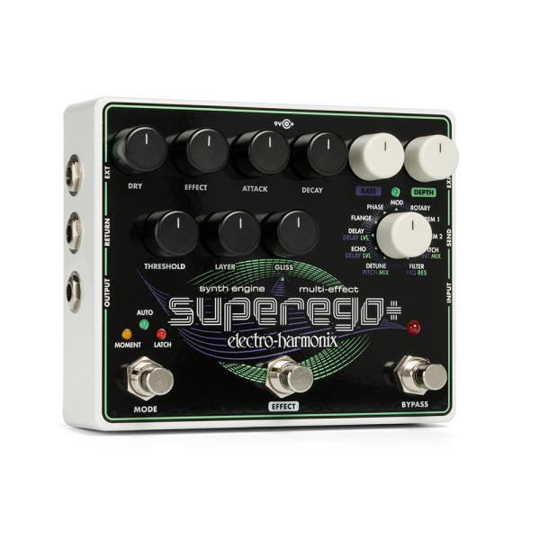 Superego のシンセエンジンを基にした新しい Superego+ は、より高いレベルでのシンセエフェクトやサウンドレイヤー、グリッサンド、無限のサステインなどを作り出します。さらに、11種類のエフェクトセクション、エフェクトパラメータ...