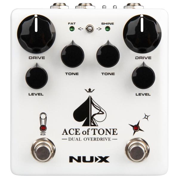 エースオブトーンは、NUX “Tubeman MKII” と “Morning Star” を組み合わせたデュアルオーバードライブペダル。多くのギタリストが愛した、2 つのオーバードライブを重ねたトーンを1 台で再現します。・Tubeman...