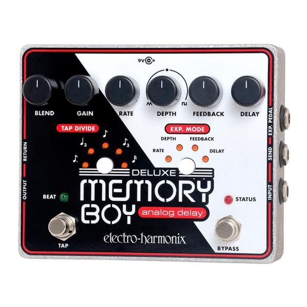 ●Deluxe Memory Boy Analog delay with tap tempoElectro-Harmonixは初代Memory Manを皮切りに、Deluxe Memory Man等数多くのアナログ・ディレイの名機を生み出し...