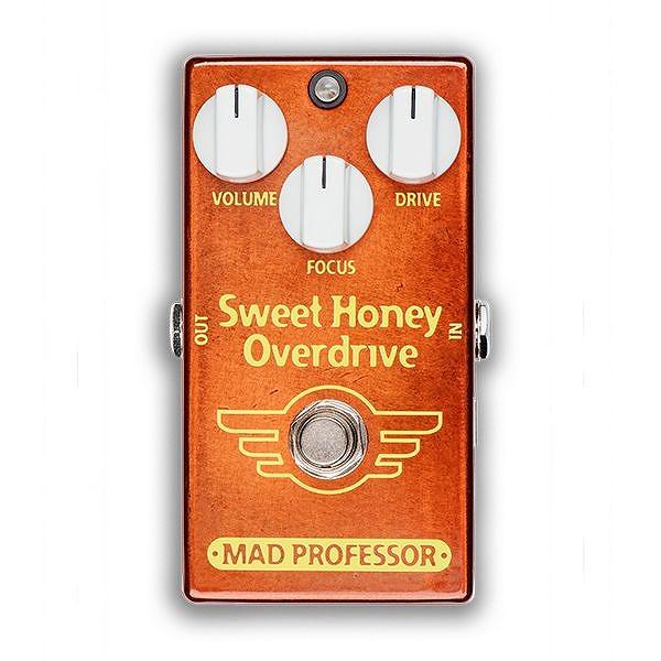 SWEET HONEY OVERDRIVE FACBJF が設計した Sweet Honey Overdrive (SHOD) は、フィンガータッチにセンシティブに反応するローゲイン・オーバードライブペダルです。
