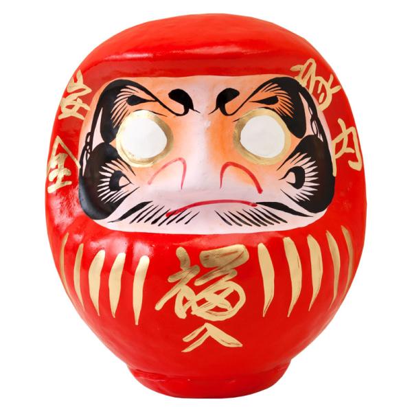 ※肩の文字（顔の両脇）は商品写真と異なる場合がありますので、ご了承下さい。「縁起だるま」で名高い少林山のふもと、ひとつひとつ伝統工芸士の手で作られています。眉は鶴、ひげは亀。勇ましさの中に優しさを備えた高崎だるま。鮮やかな赤色は魔除け、厄除...