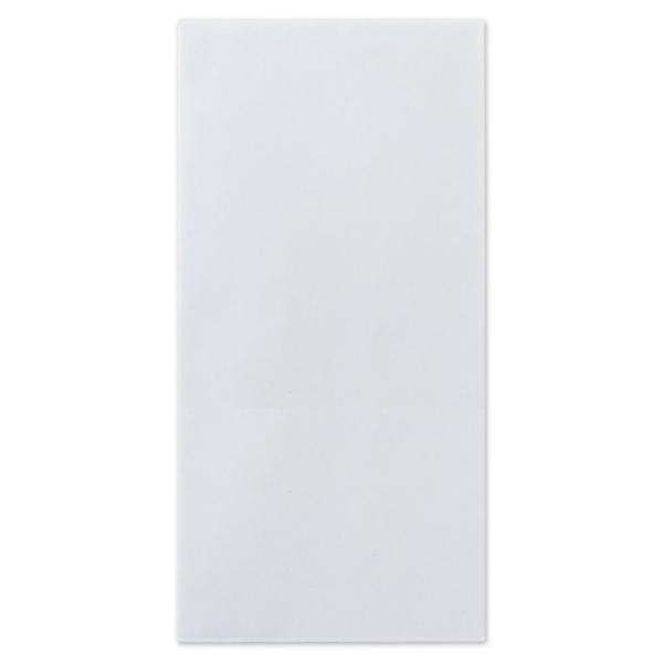 当店では無地の工作用アイテムをいろいろ取り揃えています。そこに今回追加したのは、こちらの白無地のし袋。文具店などでよく見かける長形4号封筒（9×20.5cm）に近いサイズですが、こちらののし袋はお札のサイズに合わせて作られているので、ちょっ...