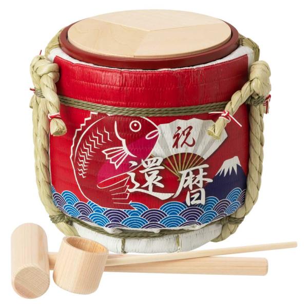 テーブルの上で鏡開きが楽しめる「ミニ鏡開きセット」に、デザイナーがコラボしてできた「ミニ鏡開きセット デザイナーズライン」。「ミニ鏡開きセット」は、木槌（きづち）で菰樽（こもだる）を叩いて開ける鏡開きをコンパクトなサイズで楽しめる、特許取得...