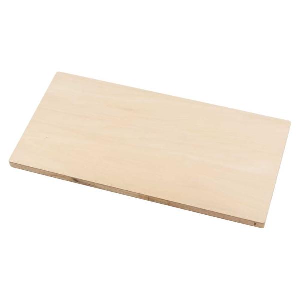 そば打ち用の大きなまな板です。延ばし、切り作業の使いやすさと、収納のしやすさで、バランスのとれたサイズ感です。サイズ：約60×30×厚1.5(cm)素材：木製（合板）日本製