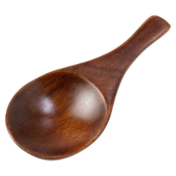 お茶の葉を急須に入れるのに使う、茶さじです。漆塗りで仕上げていますので、湿気にも強くしっかりとした質感となっています。また、底面が平らになっているので、テーブルや茶道具の上に転がらずに置くことができます。サイズ：約長8.9×幅4.2×厚1(...