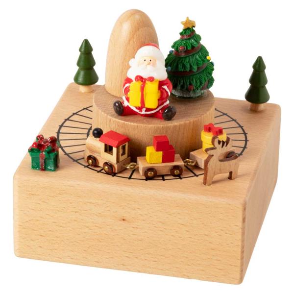 オルゴール以外はすべて木製で作られた回転オルゴール。手触りがよく温もり感じる木の装飾はただ飾られてるだけでなく、オルゴールを鳴らす事で一緒に回転する仕様。動き方はそれぞれ異なるので動画にてご確認ください。動きのあるアイテムは子どもたちも楽し...