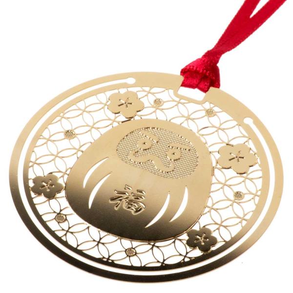 電子部品に用いられる精密加工の技術を持った、日本の企業の製品。数ミクロン単位での精密加工技術を活かし、金色のしおりを製作いたしました。日本で縁起の良いとされるモチーフを描いたシリーズです。海外へのお土産ものだけでなく、ちょっとした心付けに最...