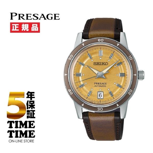【発売日：2025年05月23日】SEIKO セイコー Presage プレザージュ Style60's Timeless color palettes ゴールデンイエロー SARY269 【安心の5年保証】