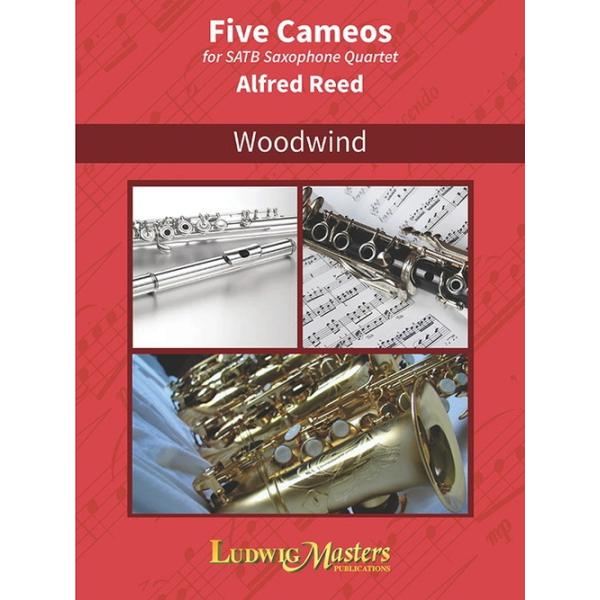■原題または洋題：Five Cameos■作曲者：アルフレッド・リード（Alfred Reed）■演奏時間：約12分50秒■出版社グレード：3■出版社：Alfred Publishing / Ludwig Masters Publicati...