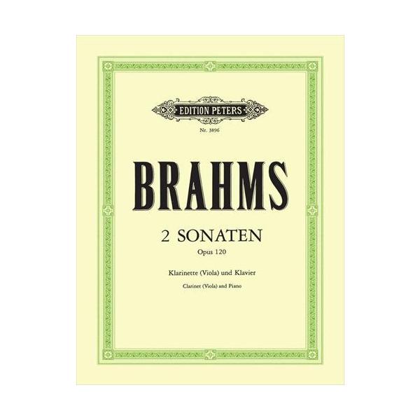 ■原題または洋題：2 Sonatas For Clarinet or Viola■作曲者：ヨハネス・ブラームス （Johannes Brahms）■演奏時間：約--分--秒■出版社による設定グレード：--■出版社：Edition Peter...