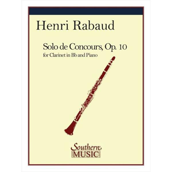 ■原題または洋題：Solo De Concours■作曲者：アンリ・ラボー （Henri Rabaud）■演奏時間：約5分30秒■出版社グレード：--■出版社：カイザー・サザン・ミュージック (Keiser Southern Music)■...