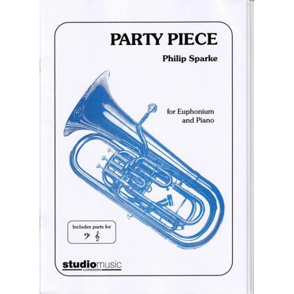 ■原題または洋題：PARTY PIECE (EUPHONIUM OR BARITONE)■作曲者：フィリップ・スパーク (Philip Sparke)■演奏時間：約7分30秒■当店に在庫がない場合の納期目安：約1-2週間ほどで入荷予定
