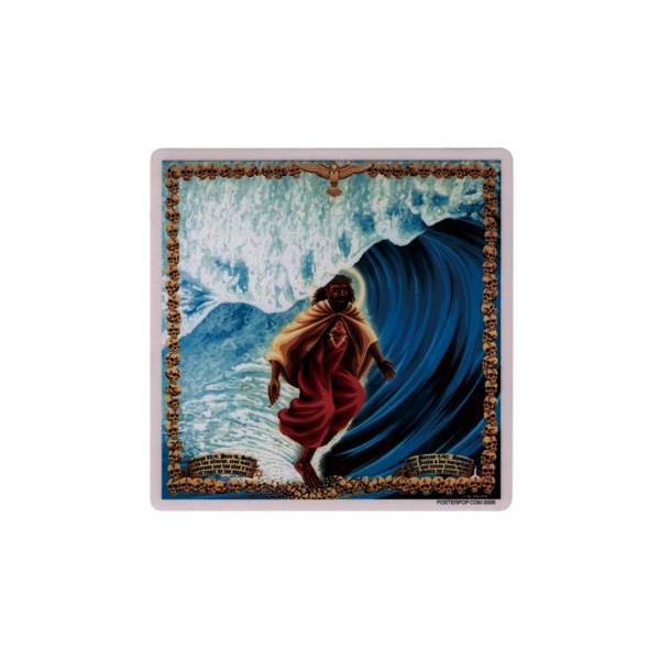 SIZE w11.7 h11.7屋外使用ＯＫ！耐水性のあるステッカーです。透明のビニール素材に印刷されています。バイクやメットはもちろん、車、楽器、ボード、冷蔵庫、自転車、スーツケース、マグカップ、文房具や手帳etc...色々なところでお楽...