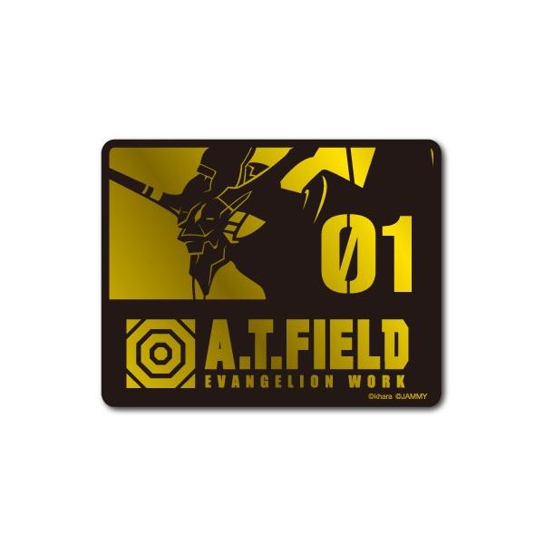エヴァンゲリオンファン必見の鏡面素材ステッカー！こちらの商品は耐水、耐光性のあるステッカーです。屋外はもちろん、スマホ、スーツケース、PC、ツールボックスやヘルメットなど様々なところに貼ってお楽しみ下さい。A.T.FIELDとは...(株)...