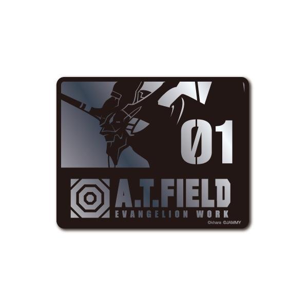 エヴァンゲリオンファン必見の鏡面素材ステッカー！こちらの商品は耐水、耐光性のあるステッカーです。屋外はもちろん、スマホ、スーツケース、PC、ツールボックスやヘルメットなど様々なところに貼ってお楽しみ下さい。A.T.FIELDとは...(株)...
