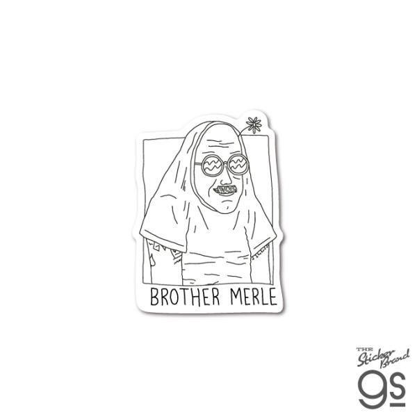 カナダでスケートボーダーとしてだけでなくイラストレーターとしても活躍するGAB LALANDEのブランド『BROTHER MERLE（ブラザーマール）』がステッカーになりました♪こちらの商品は、ちいさいサイズのダイカットミニステッカーです♪...