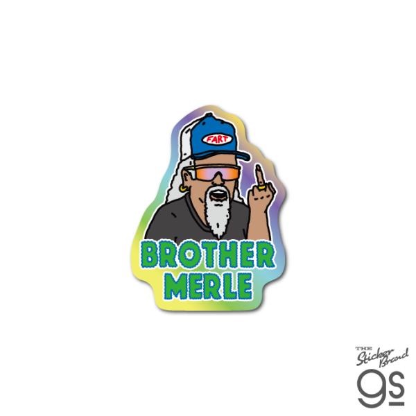 カナダでスケートボーダーとしてだけでなくイラストレーターとしても活躍するGAB LALANDEのブランド『BROTHER MERLE（ブラザーマール）』のステッカー第二弾ではホログラムやグリッター素材も新登場！！ホログラムステッカーは、角度...