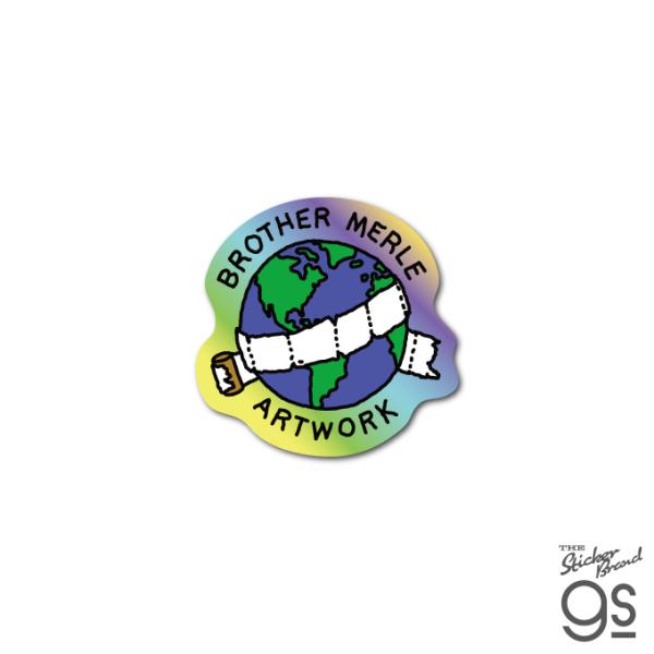 カナダでスケートボーダーとしてだけでなくイラストレーターとしても活躍するGAB LALANDEのブランド『BROTHER MERLE（ブラザーマール）』のステッカー第二弾ではホログラムやグリッター素材も新登場！！ホログラムステッカーは、角度...