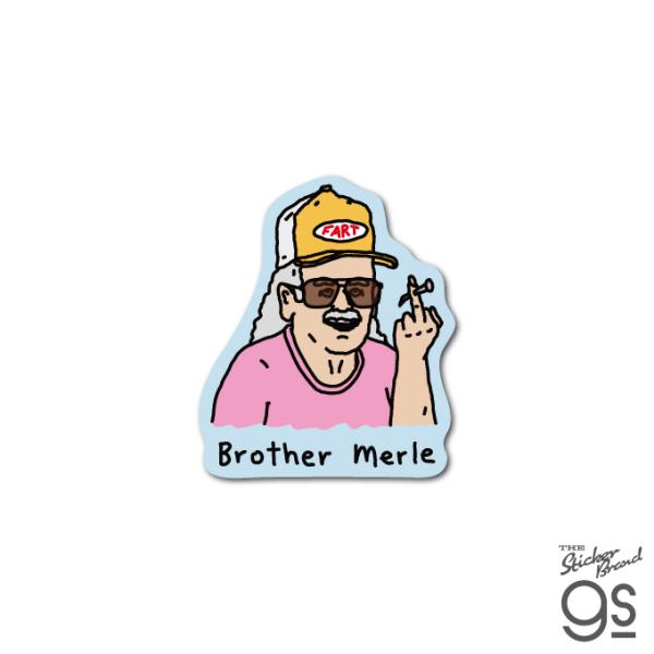 カナダでスケートボーダーとしてだけでなくイラストレーターとしても活躍するGAB LALANDEのブランド『BROTHER MERLE（ブラザーマール）』のステッカー第二弾ではホログラムやグリッター素材も新登場！！ダイカットミニステッカーは、...