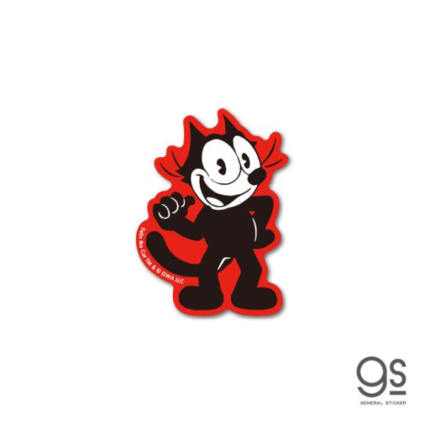 黒猫をモチーフにした世界で最も有名なキャラクター『フィリックス・ザ・キャット』がついにステッカーになりました♪日本では80年代のブームから現在までお菓子のキャラクターなどで今なお愛されるキャラクター！そんなフィリックスを今回は使いやすいミニ...