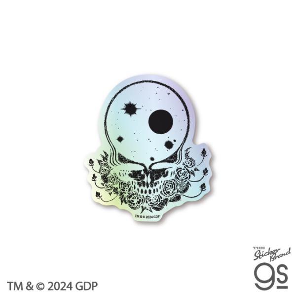 60年代のヒッピー文化、サイケデリック文化を代表するロックバンド『GRATEFUL DEAD』今なお色あせない伝説のバンドその象徴的なロゴやアートワークをステッカーにしました♪光に反射するホログラムステッカーはインパクト大！貼らずにスマホケ...