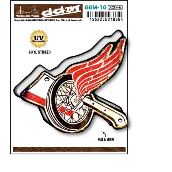 SIZE:W4.8 H6.0cm屋外使用ＯＫ！グロスラミネート加工されています。耐水性、耐光性のあるステッカーです。白色のビニール素材に印刷されています。バイクやメットはもちろん、車、楽器、ボード、冷蔵庫、自転車、スーツケース、マグカップ、...