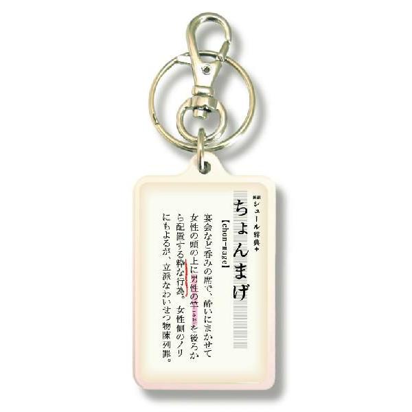 SIZE:W3.3cm H5cm屋外使用ＯＫ！耐水性のあるステッカーがキーホルダーの両面に張られています。便利な2WAYなので鍵と一緒はモチロン、カバンや携帯など色々なところでお楽しみ下さい。