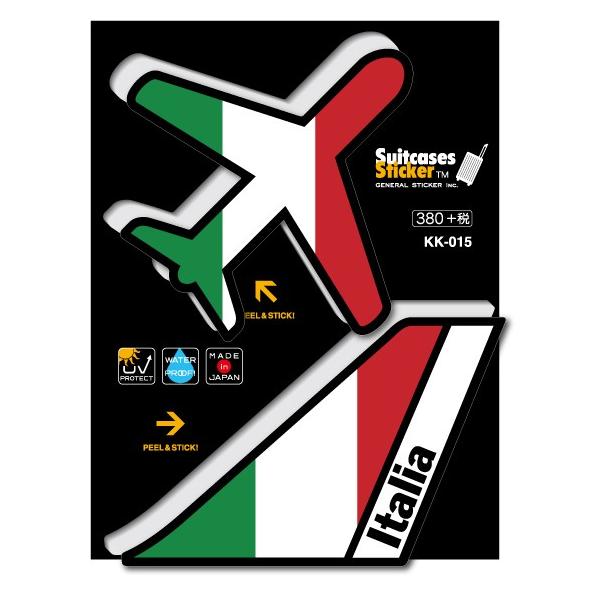 シートサイズ:W72mm H95mm航空ステッカーの機体国旗シリーズ！1シートにステッカー2枚！とってもお得なステッカーです！世界各国の国旗が勢揃い！スーツケースなどにぴったりです！屋外使用ＯＫ！グロスラミネート加工されています。耐水性、耐...