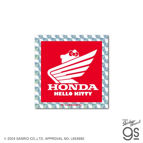 度々話題になるサンリオコラボシリーズ『サンリオ×ホンダウィング』に第二弾が登場！飛躍への強い意志と二輪車の力強い動きを表しているロゴマークがハローキティとオシャレにコラボレーション！シンプルでスタイリッシュなデザインになりました♪どこか懐か...
