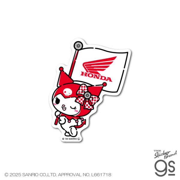 大人気のコラボシリーズから、『Honda』×『クロミ』グッズが新登場！！Hondaのイメージカラー、情熱的な赤色のクロミが可愛い♪ダイカットステッカーは、バイクと共に過ごすかっこよさと可愛さに、悪戯っぽいクロミの魅力たっぷりのデザインです！...