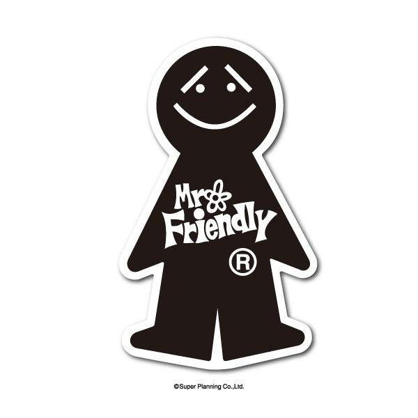 長年愛され続けるキャラクター、Mr.Friendly（ミスター・フレンドリー）！カラーも豊富なミニステッカーです！こちらの商品は耐水、耐光性のあるステッカーです。 屋外はもちろん、スマホ、PC、スーツケースなど様々なところに貼ってお楽しみ下...