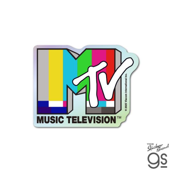 音楽カルチャーを世界に広めた人気チャンネル「MTV」ホログラム仕様のロゴステッカーが8種登場！レトロポップなデザインがオシャレ！光が当たると虹色に輝く、MTVらしいエネルギッシュなステッカーです！身の回りの小物やスマホに貼るだけで、お洒落感...