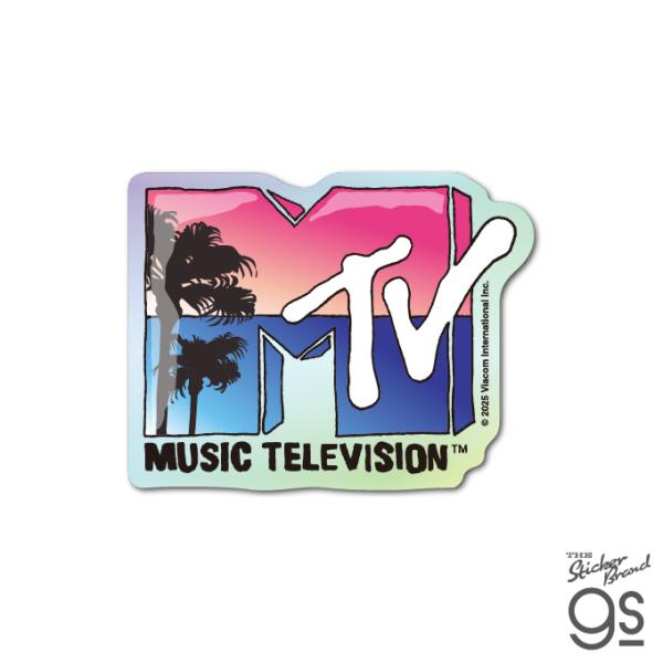 音楽カルチャーを世界に広めた人気チャンネル「MTV」ホログラム仕様のロゴステッカーが8種登場！レトロポップなデザインがオシャレ！光が当たると虹色に輝く、MTVらしいエネルギッシュなステッカーです！身の回りの小物やスマホに貼るだけで、お洒落感...