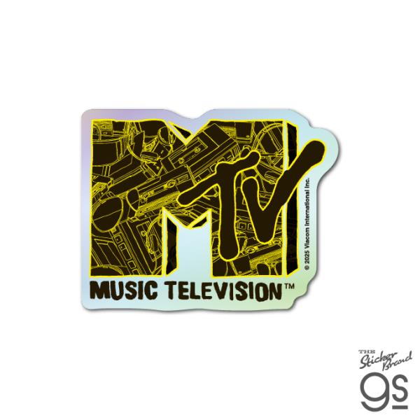 音楽カルチャーを世界に広めた人気チャンネル「MTV」ホログラム仕様のロゴステッカーが8種登場！レトロポップなデザインがオシャレ！光が当たると虹色に輝く、MTVらしいエネルギッシュなステッカーです！身の回りの小物やスマホに貼るだけで、お洒落感...