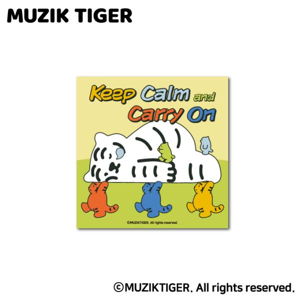 韓国の人気ブランド『MUZIK TIGER』がステッカーになりました♪「無職のトラ」を意味するムジークタイガーは企業デザイナーが仕事を辞めて立ち上げたブランドです！日本でも若者を中心に大人気のブランドの魅力をステッカーに落とし込みました♪貼...