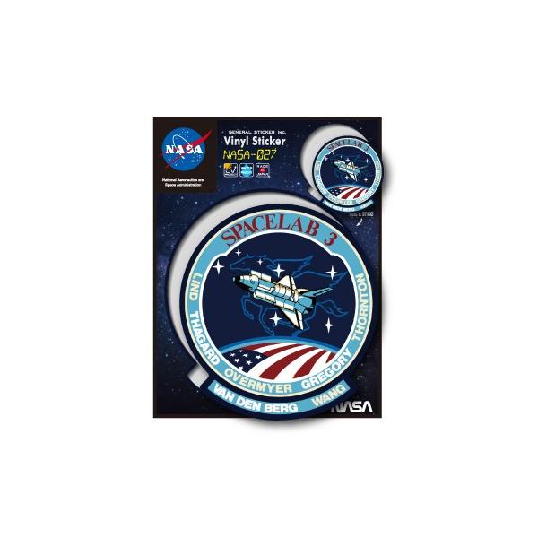 NASA公認ステッカー！ワッペンモチーフのステッカーが勢揃い！こちらの商品は耐水、耐光性のあるステッカーです。 屋外はもちろん、スマホ、PC、スーツケースなど様々なところに貼ってお楽しみ下さい。●サイズ　幅72mm×高さ95mm（シートサイ...