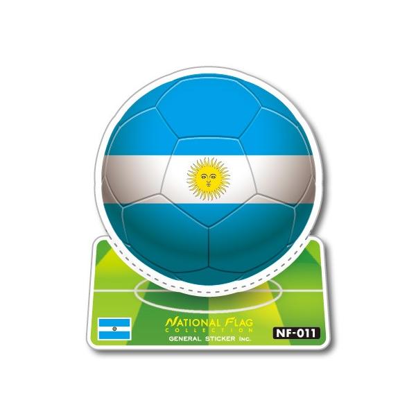 シートサイズ：W62 H72mmサッカー好きなあなたに！国旗がサッカーボールになっちゃった！？サッカー強豪国はもちろん、ワールドカップ出場国の国旗もたくさん！オリジナルの応援グッズも簡単に作れます！あなたはどの国にする？屋外使用OK！耐水性...