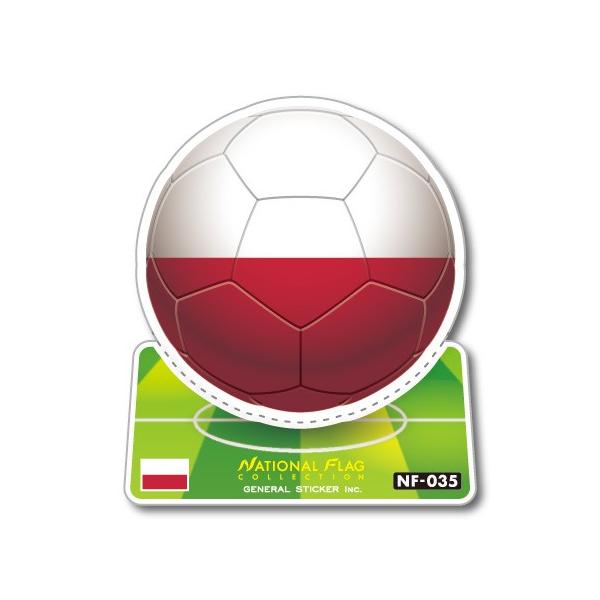 シートサイズ：W62 H72mmサッカー好きなあなたに！国旗がサッカーボールになっちゃった！？サッカー強豪国はもちろん、ワールドカップ出場国の国旗もたくさん！オリジナルの応援グッズも簡単に作れます！あなたはどの国にする？屋外使用OK！耐水性...